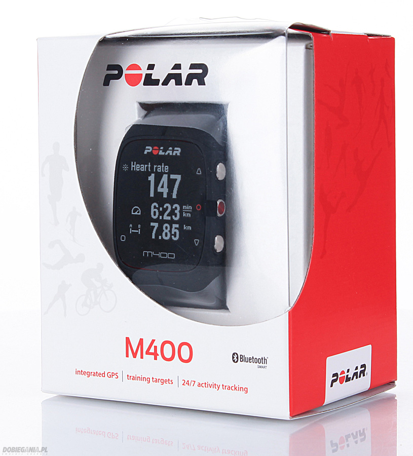 Zegarek do biegania Polar M400 czarny - Zegarki i pulsometry Zegarek do biegania Polar M400 czarny - Zegarki i pulsometry